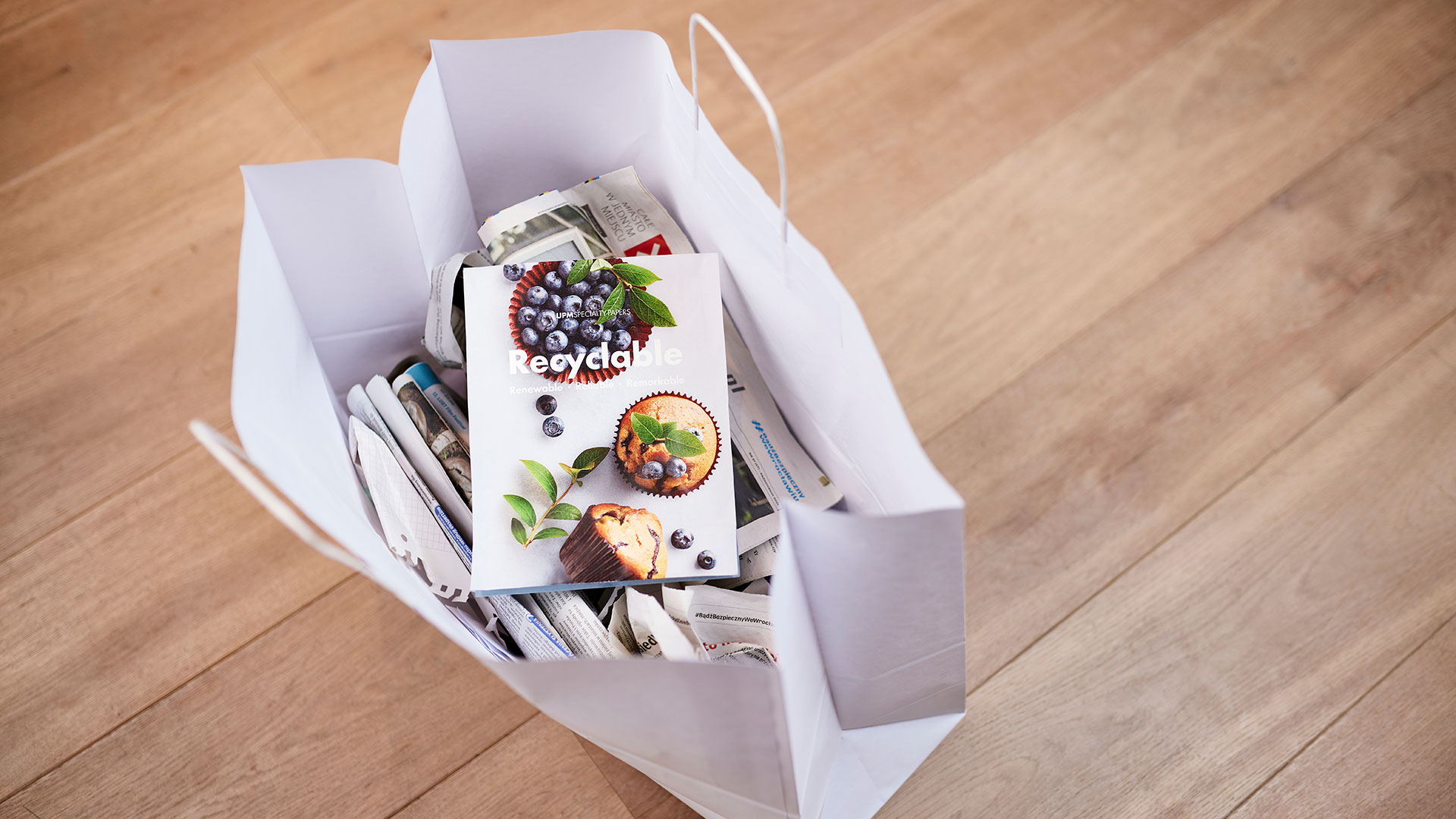 How UPM tests paper recyclability | A material solutions company